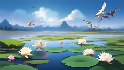 Download Lotus Flower Meditation Pond Royalty Free Stock