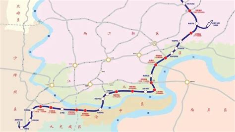 轨道9号线一期本月开通初期运营这份乘车指南值得收藏 重庆 换乘 江北区