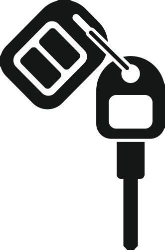 Code Smart Key Icon Simple Control Royalty Free Vector Image