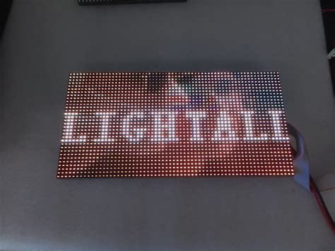 64x32 Pixel Tafel 320x160 Mm Schwarz Led Lampe P5 Innen Smd2121 P5