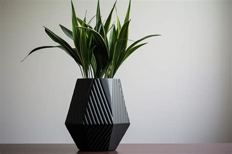 Premium Ai Image Smart Pot Connected To Smartphone For Monitoring Growth
