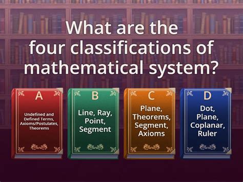 The Modern Axiomatic System Quiz