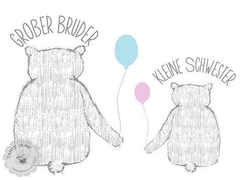 B Gelbilder B Gelbild Gro Er Bruder Kleine Schwester B R Ein Designerst Ck Von Tante Ul