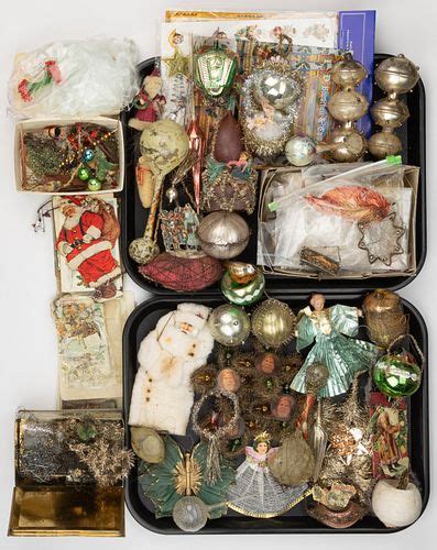 German Blown Glass Wire Wrapped Victorian And Other Christmas