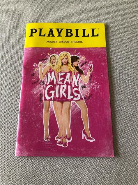 Mean Girls The Musical Broadway Playbill July 2018 Obc 4549680621