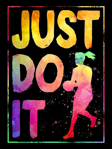 Just Do It Watercolor Netball Poster For Sale By Hettyaart Redbubble