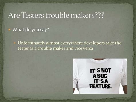 tester vs developer pptx technology and computing
