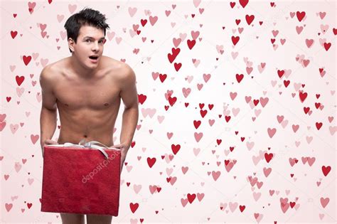 Funny Naked Man Stock Photo Karpenyuk