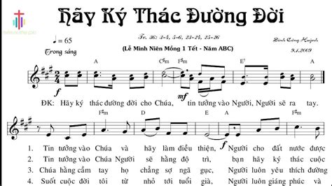 Thánh Vịnh 36 Đáp Ca Mùng 1 Tết Hãy Ký Thác Đường Đời Đinh Công