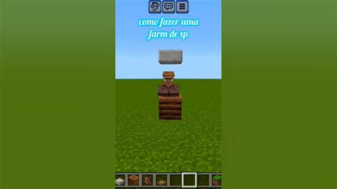 Como Fazer Uma Farm De Xp No Minecraft♡ Shorts Minecraft