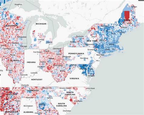 Extremely Detailed Map Reveals Who Your Community Voted For In 2020