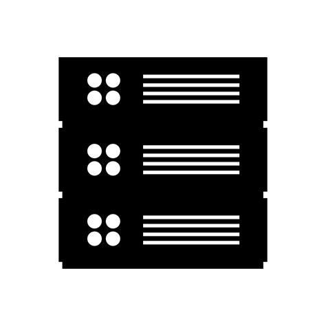 Server Illustrated On White Background 42338815 Vector Art At Vecteezy