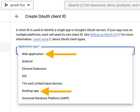 Set Up An Oauth Client • Gmailr
