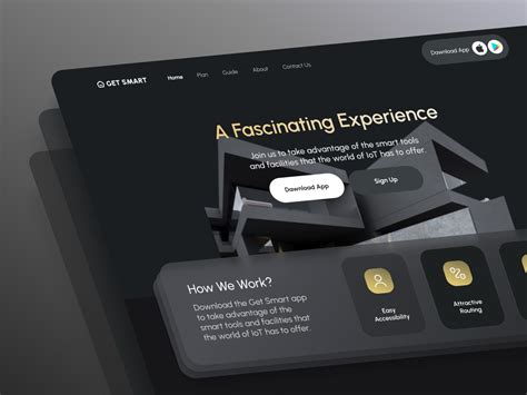 Iot Website By Mahsa Yosefzadeh For Fluxio Design On Dribbble