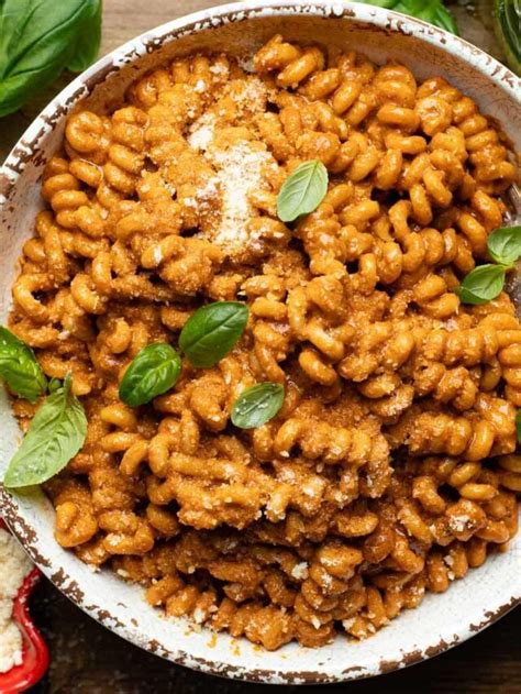 Creamy Tomato Pesto Pasta Recipe Simmer And Sage