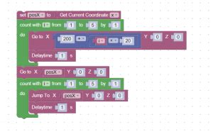 Dobot Blockly Example Uptimefab