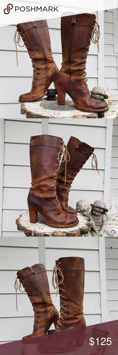 🚫sold🚫 Frye Villager Lace Tall Boots Leather 7 Boots Leather Boots Frye