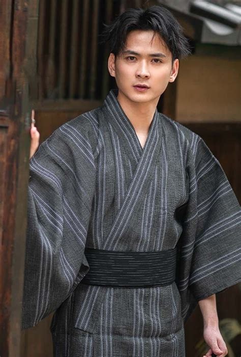 Samurai Kimono Japanese Outfits Kimono Male Kimono