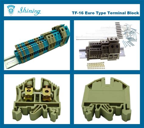 Taiwan TF 16 European 16mm Feed Through Terminal Block Taiwantrade