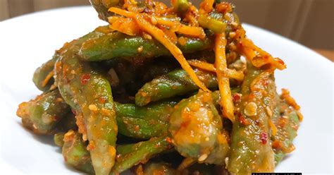 간단 밑반찬 풋 고추찜 무침