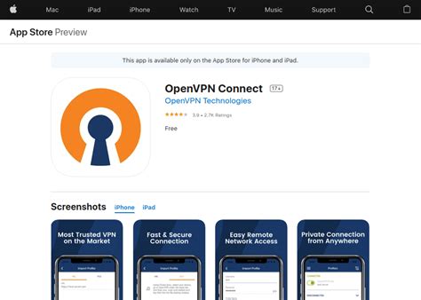 set up openvpn connect with ovpn profile for apple ios iphone ipad