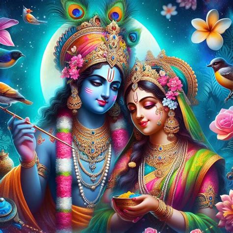 Premium Photo Holi Radha Krishna Image