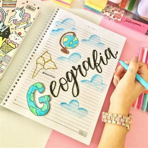 Portadas De Geografía Fáciles Para Imprimir Secundaria Egobex