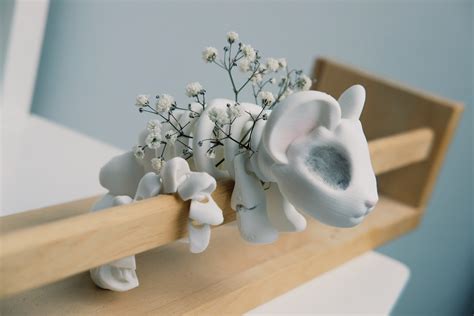 🐁 Flexi Mouse Skeleton・ Stl File For 3d Printing・cults