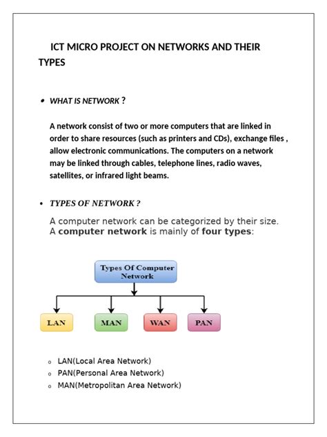 Ict Micro Project On Network Pdf