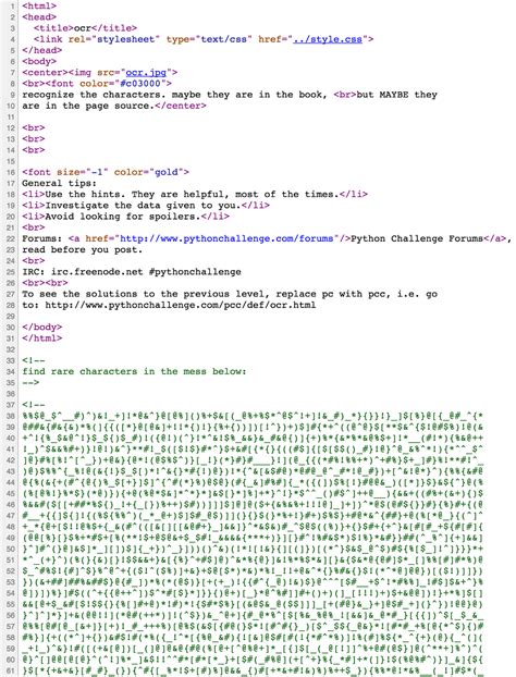 Pythonchallenge Level2 Choiys