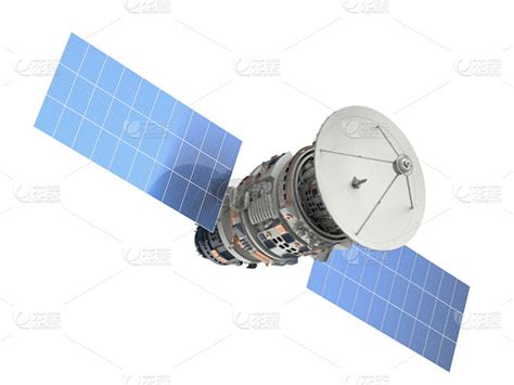 卫星天线水平画幅天体物理学无人太空旅行器科学方向天文台三维图形技术