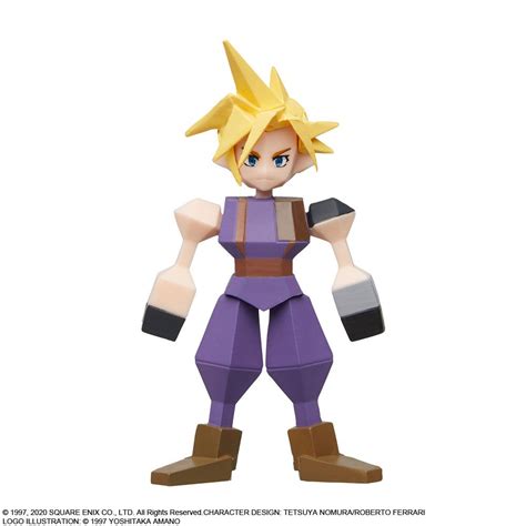 Final Fantasy Vii Polygon Figure Display Blind Box Of 8 [figurine