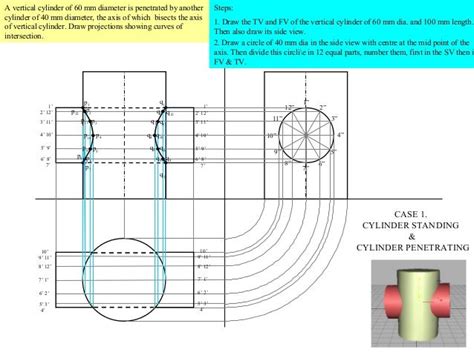 Intersection Engineering Drawing