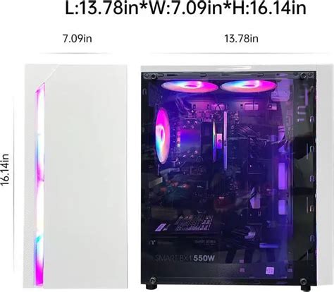 Used Like New Aoace Gaming Pc Desktop Computer Amd Ryzen 7 5700g 3