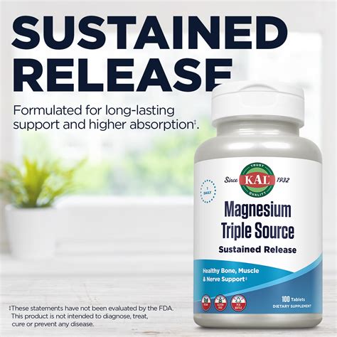 Kal Triple Source Magnesium Complex Magnesium Citrate Magnesium Mala