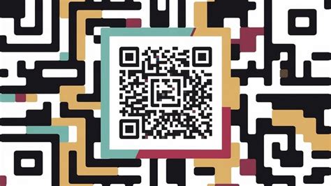 A Structured Encrypted Two Dimensional Barcode Called A Qr Code Sits Centered In The Frame