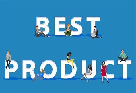 Premium Vector People On Best Product For Web Mobile App Presentations