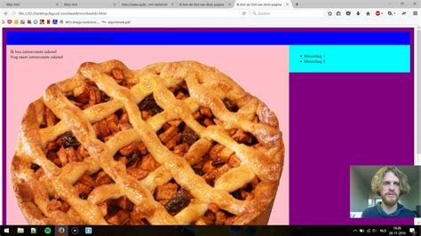 Html Layout Deel 3 Fluid Layout Youtube
