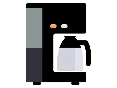 コーヒーメーカーのイラスト02 イラスト無料・かわいいテンプレート