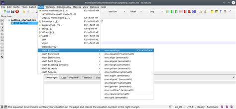 Getting Started Texstudio Documentation