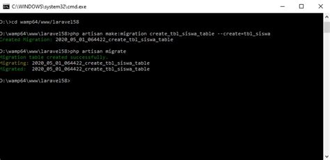 Laravel Part 5 Tutorial Laravel Membuat Tabel Dengan Migration Laravel Jogjatech Web