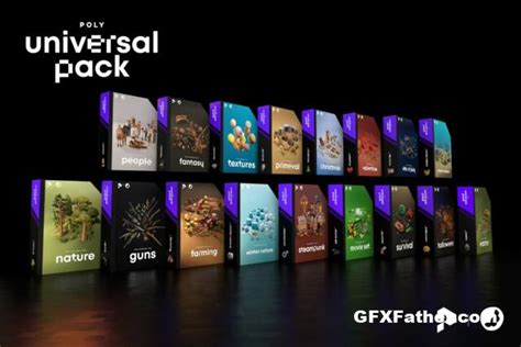 Unity Assets Poly Universal Pack V350 Repack Urp Gfxfather