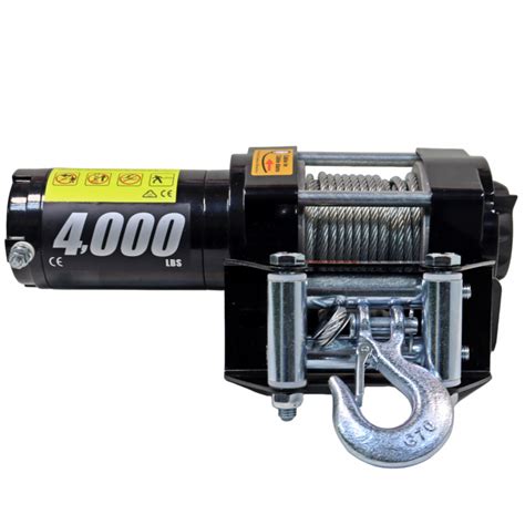 Купить Лебедка электрическая 12V PRO&TOP 4000 lbs Синтетический трос в ...