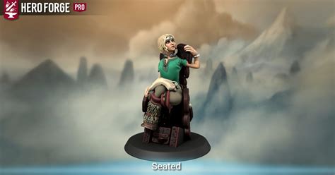 Seated Made With Hero Forge