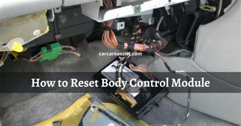 How To Reprogram Body Control Module