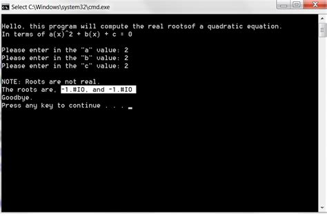 Types In C Displaying Imaginary Numbers Stack Overflow