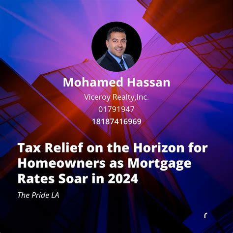Mohamed Hassan On Linkedin Tax Relief On The Horizon For Homeowners As