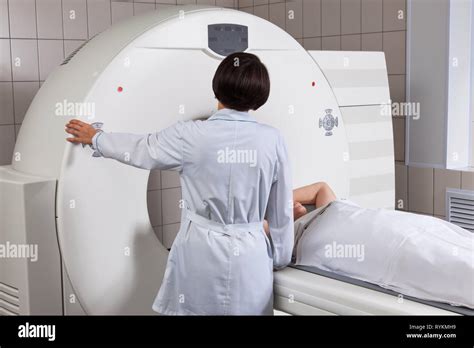 Computed Tomography Examination Stock Photo Alamy