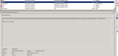 System Management Blog Event Id 6398 The Execute Method Of Job