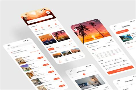 Travy Travel Mobile App Ui Kit Behance